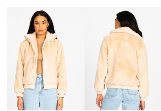 Fur Bomber Jacket - Hollow Surf Shop